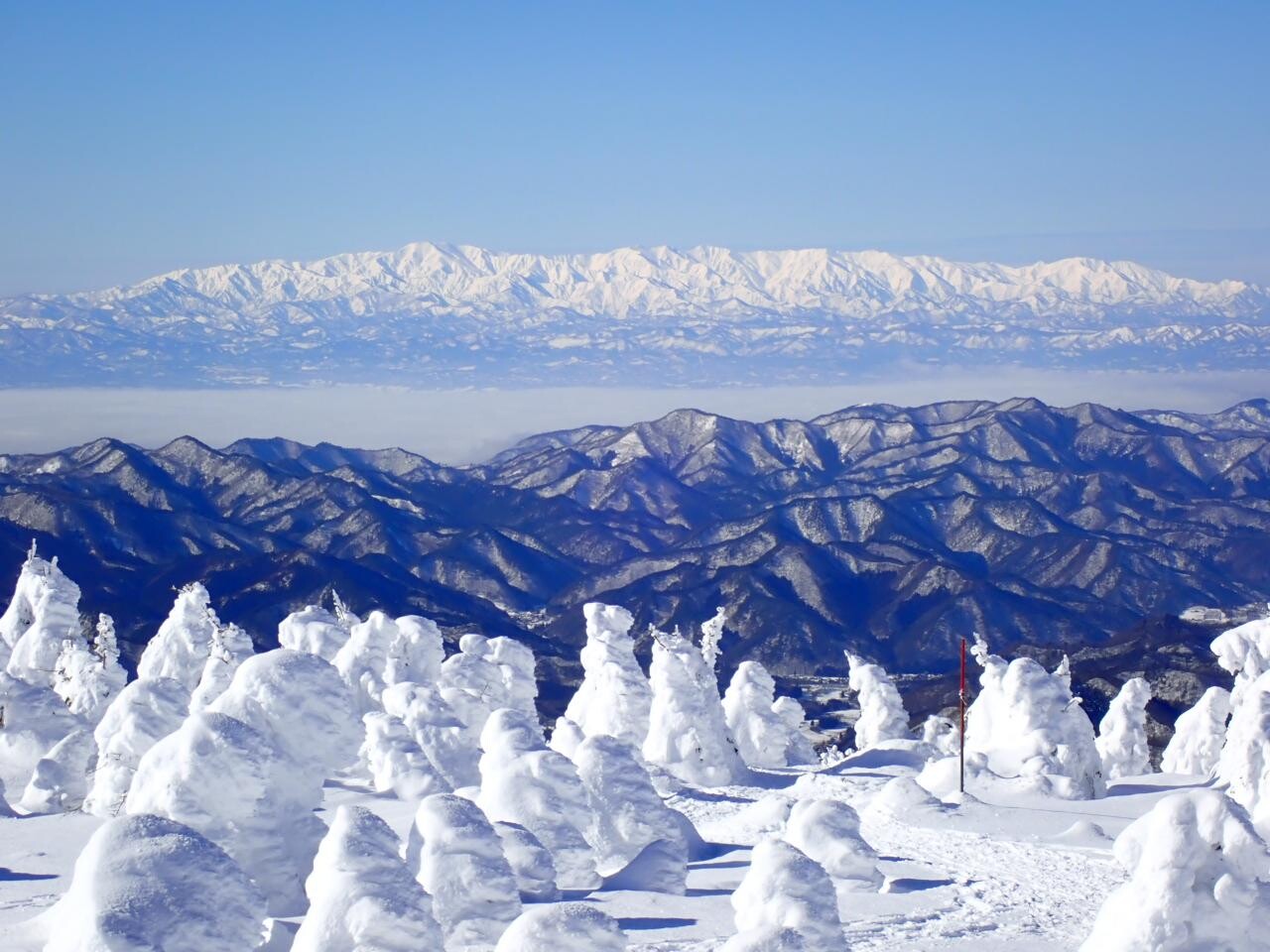 樹氷と氷瀑の蔵王 / hidejさんの蔵王山・雁戸山・不忘山の活動データ | YAMAP / ヤマップ