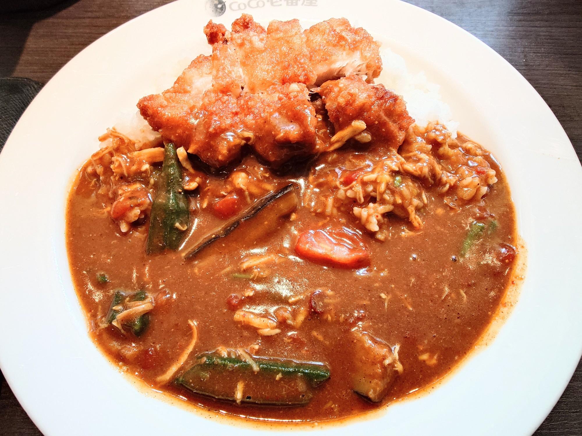 CoCo壱にてチキンと夏野菜のカレー ... / 🍹ﾌﾞﾗｯﾄﾞｵﾚﾝｼﾞ🍹𝓑𝓵𝓸𝓸𝓭 𝓞𝓻𝓪𝓷𝓰𝓮 さんのモーメント | YAMAP / ヤマップ