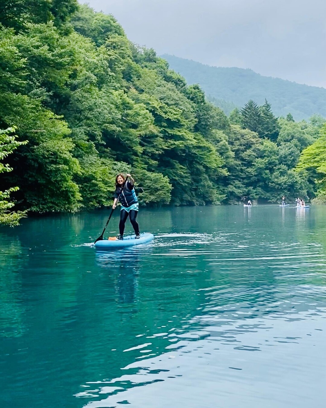 四万湖でsupしてきました🤗🎵 バラ... / きぃさんのモーメント | YAMAP / ヤマップ