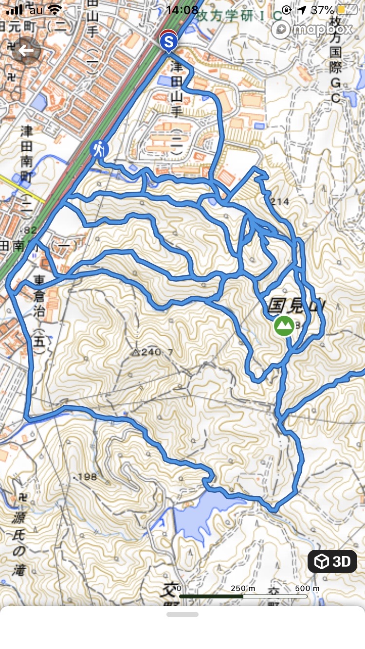 「国見山」全ルート見せます！ / Lucky Jr.さんの交野山・国見山の活動日記 | YAMAP / ヤマップ