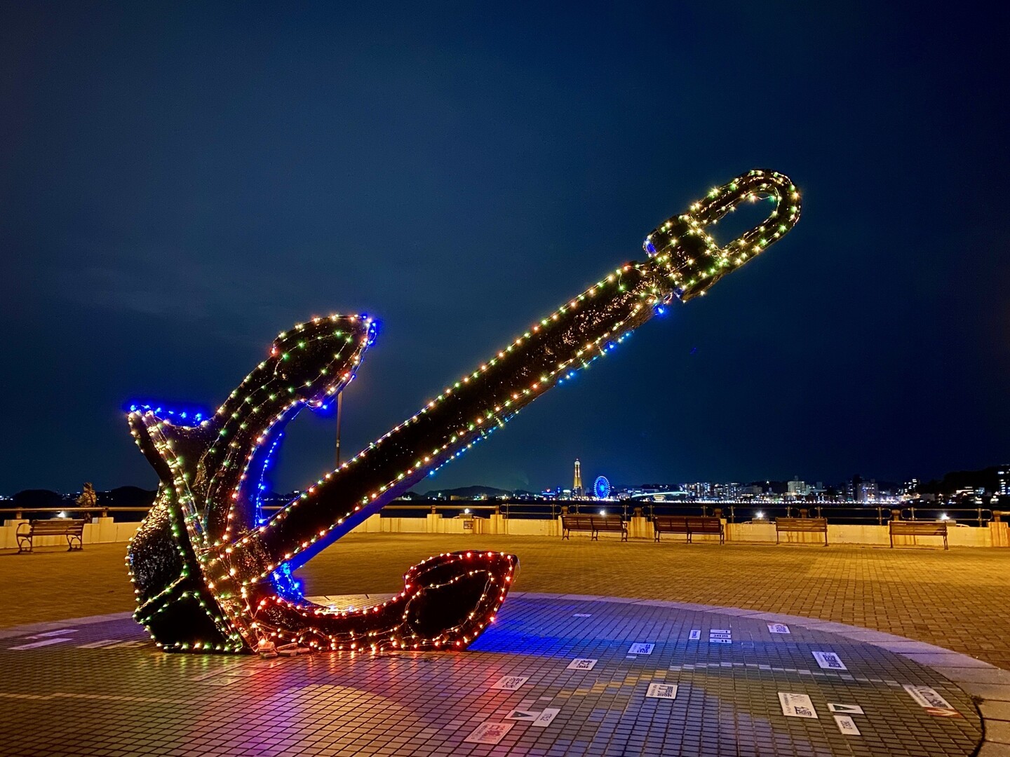 ⚓️ノーフォーク広場⚓️ ライトアップを... / ･:*+. tomo ꒰๑ϋ๑꒱♬*｡ﾟさんのモーメント | YAMAP / ヤマップ