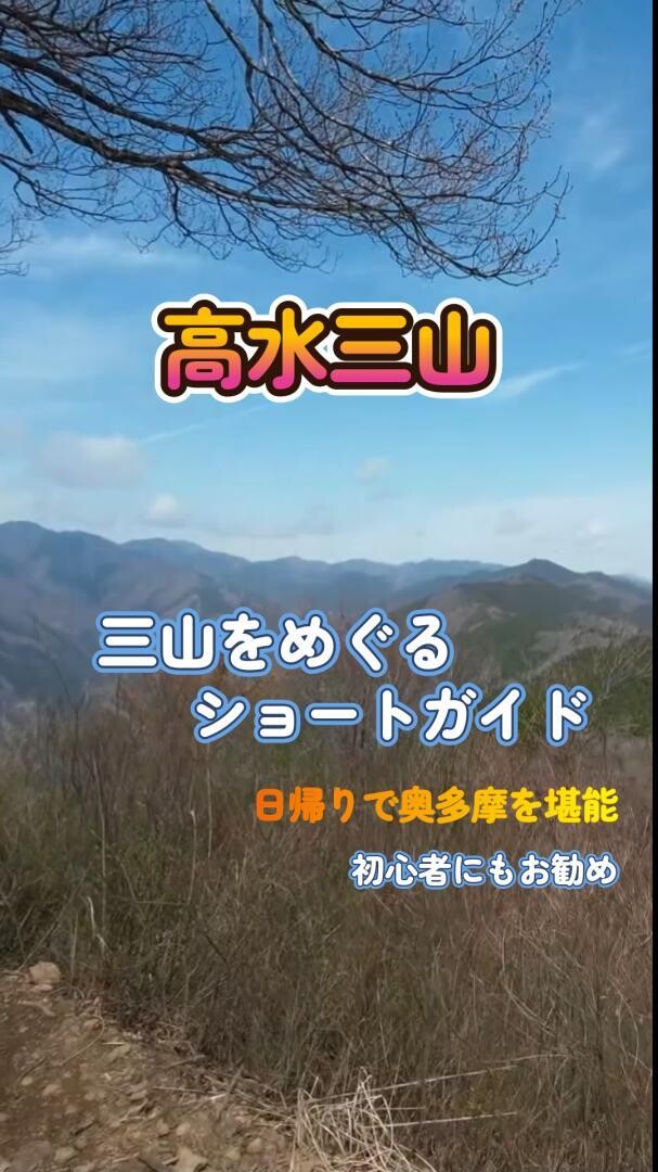 山にいけないので高水三山（左回り）のショ... / StrayCatさんのモーメント | YAMAP / ヤマップ