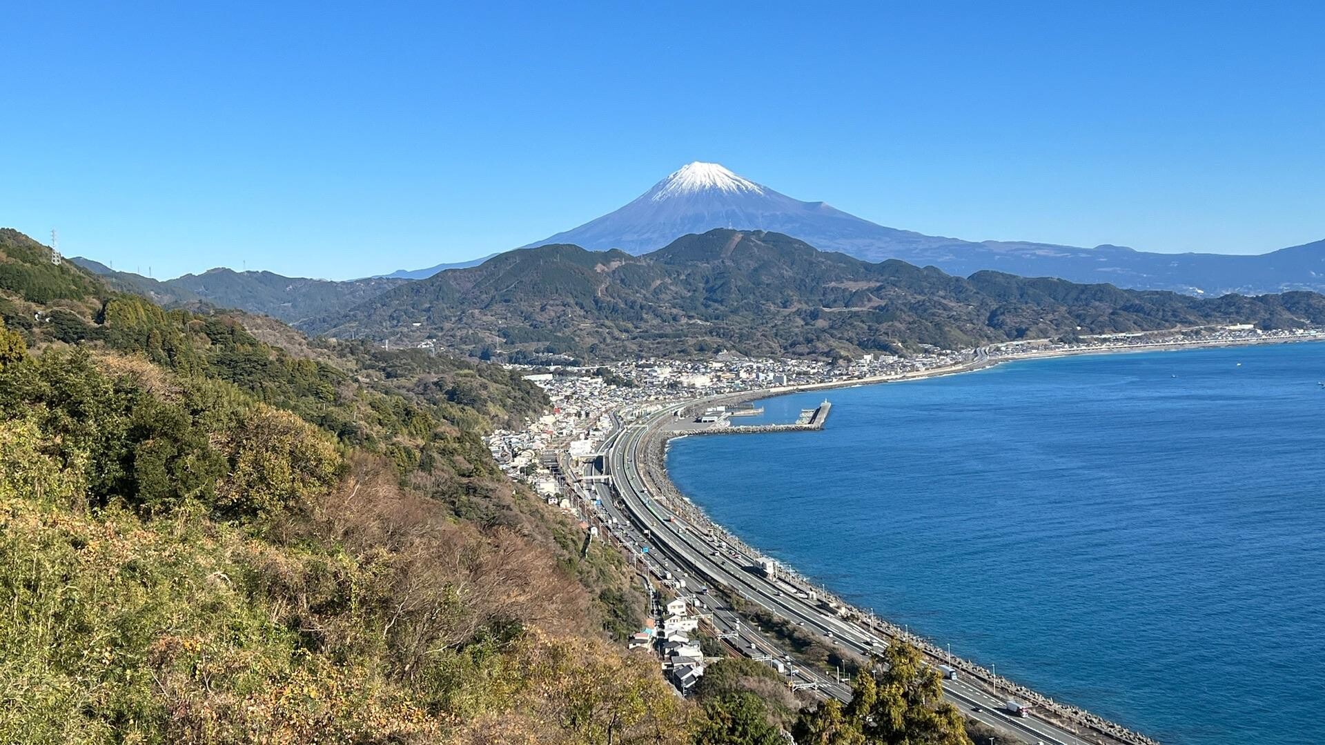 「大海と浮世絵富士」 浜石岳 2023-12-23 / no.fearさんの薩埵峠（薩た峠・サッタ峠）・浜石岳の活動データ | YAMAP / ヤマップ
