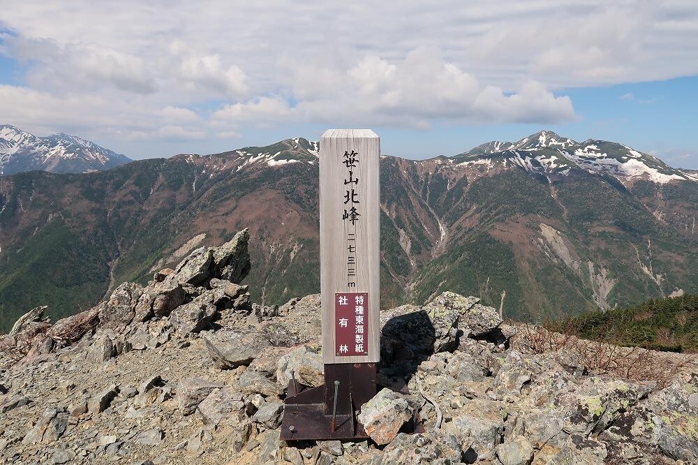 笹山北峰 / Yokohama-menさんの黒河内岳（笹山）・白河内岳・白剥山の活動データ | YAMAP / ヤマップ