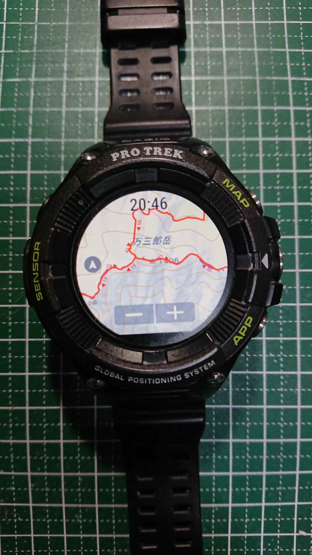 プロトレック スマート、裏蓋にクラック＆... / StrayCatさんのモーメント | YAMAP / ヤマップ