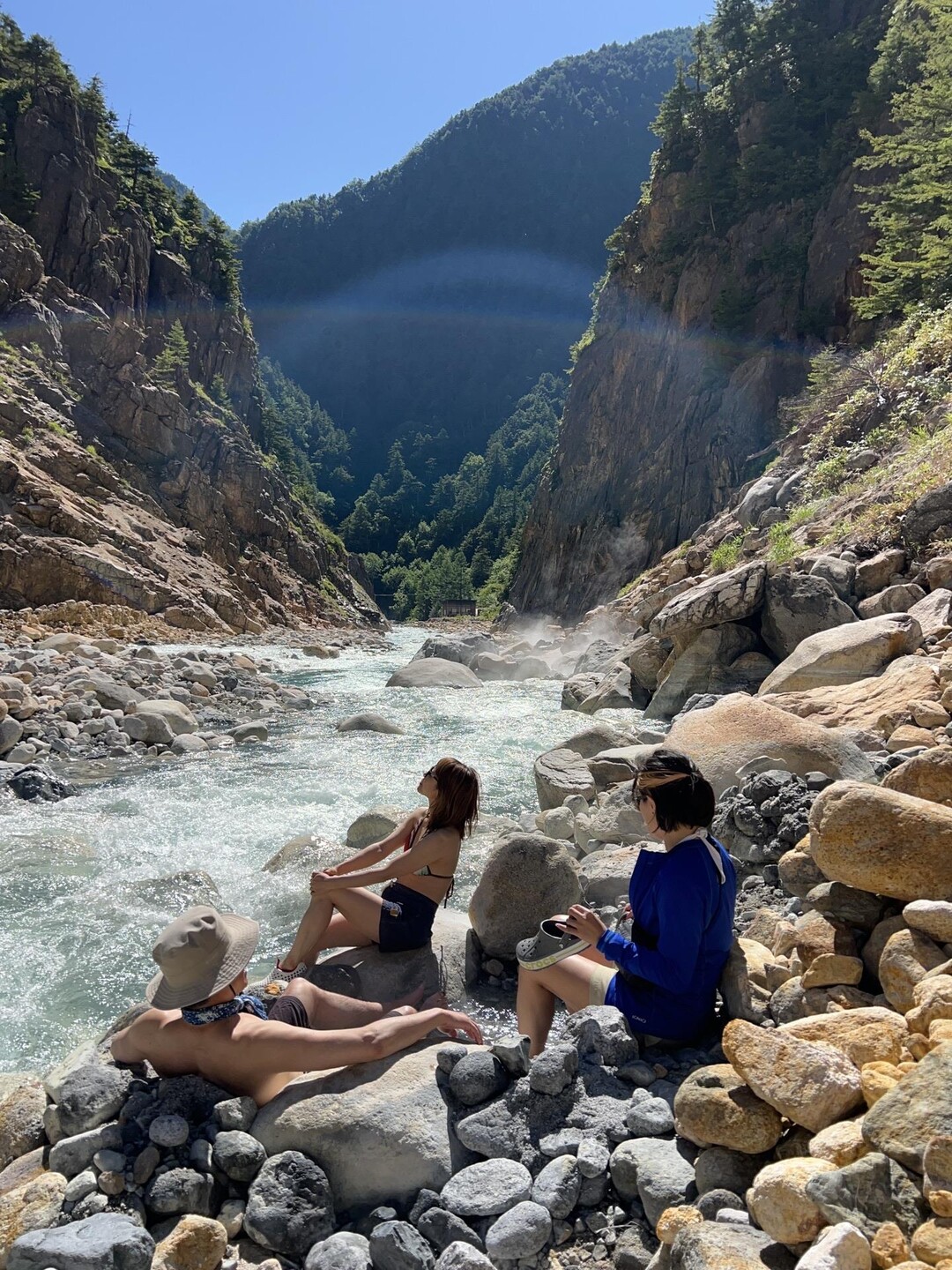 湯俣で野湯と噴湯丘 / komariさんの野口五郎岳・真砂岳・湯俣岳の活動データ | YAMAP / ヤマップ