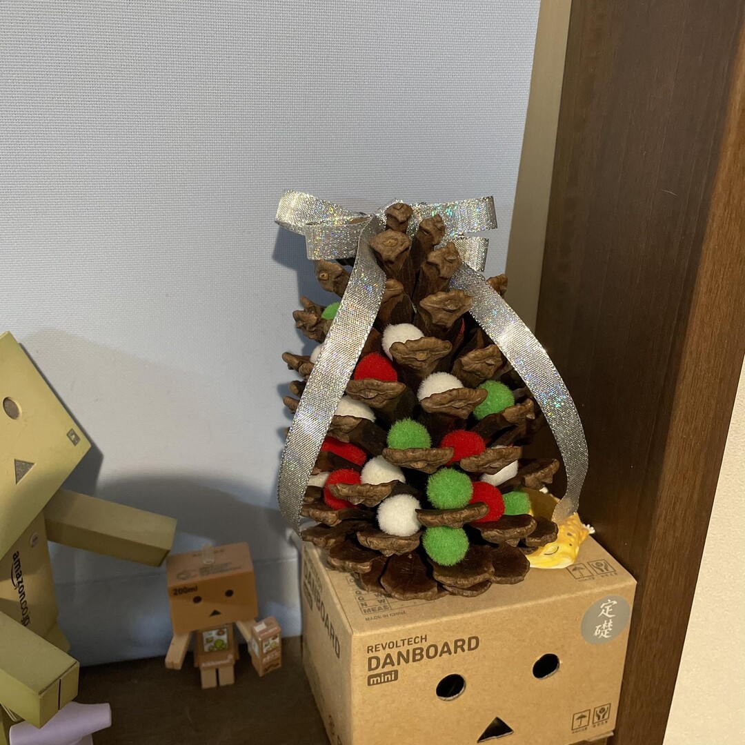 足利の天狗山でいただいた松ぼっくりをミニ... / かがみもちさんのモーメント | YAMAP / ヤマップ