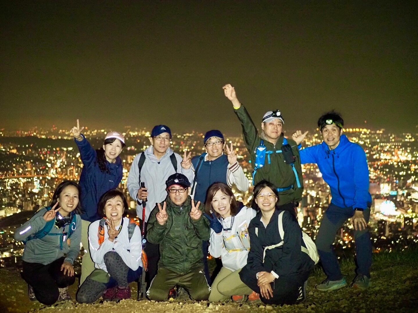 小文字山 de ナイトハイク / takakoさんの足立山・戸ノ上山の活動データ | YAMAP / ヤマップ