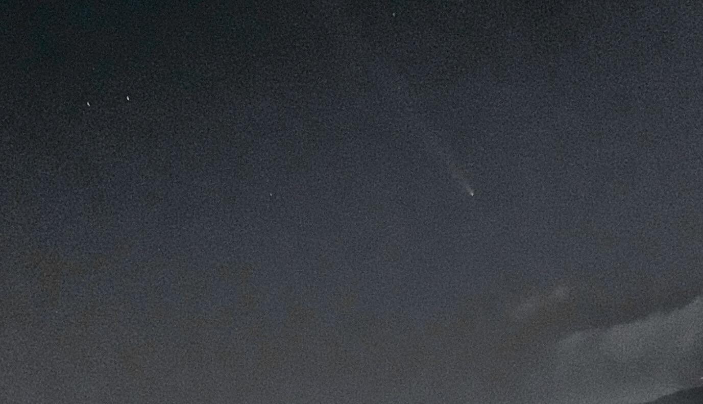 いま話題の紫金山・アトラス彗星。 仕事帰... / ばしすとさんのモーメント | YAMAP / ヤマップ