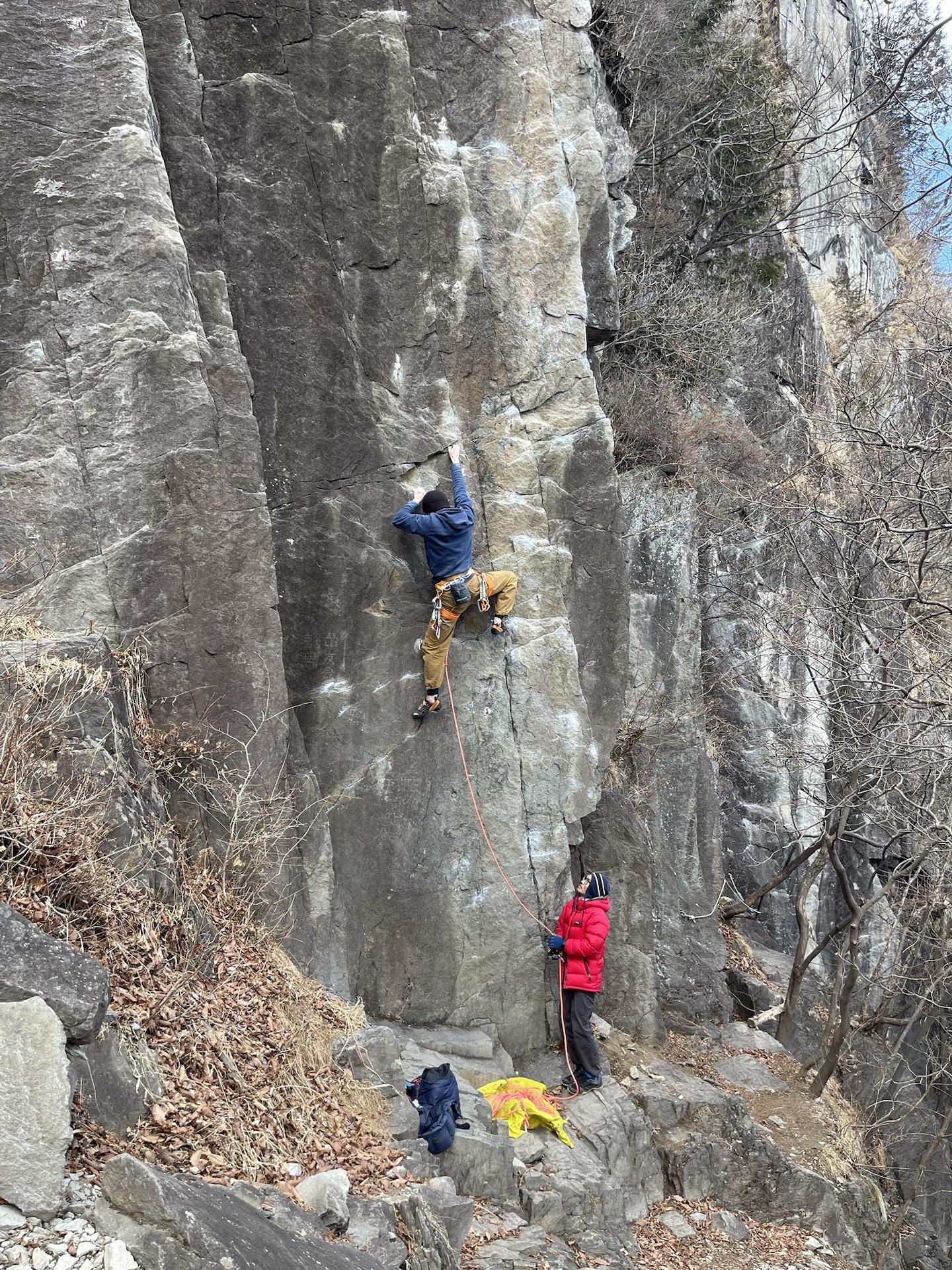 2/24榛名黒岩 ・5.9岳友会ルート ... / marioさんのモーメント | YAMAP / ヤマップ