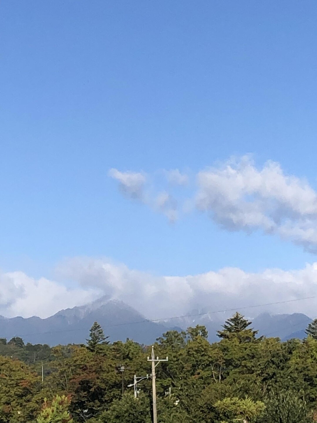 今日の松本市、寒いと思ったら、常念岳には... / sueさんのモーメント | YAMAP / ヤマップ